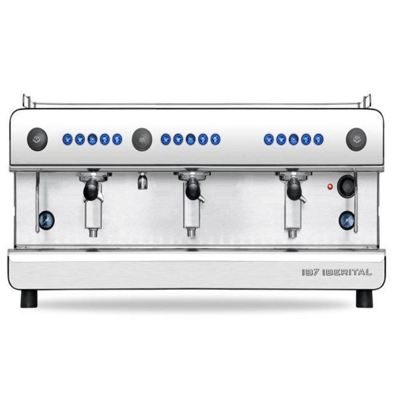 Buy Iberital IB7 3 Groups Espresso Machine - White in the KSA