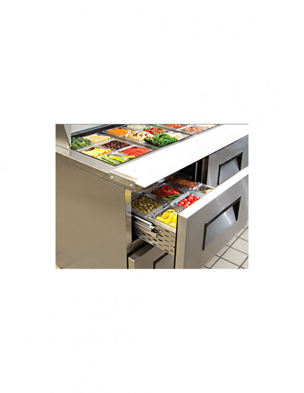 Buy True TSSU-48-12D-2 One Door, 2 Drawers Sandwich Salad Prep ...