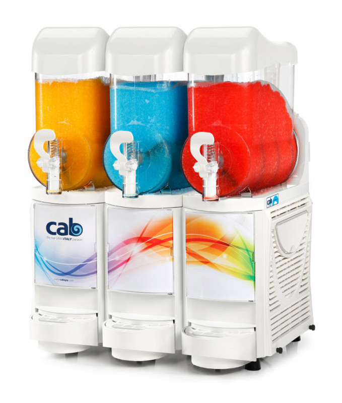 Buy Cab Faby, White, Triple Bowl, Slush Machine - 30 Liters in the KSA