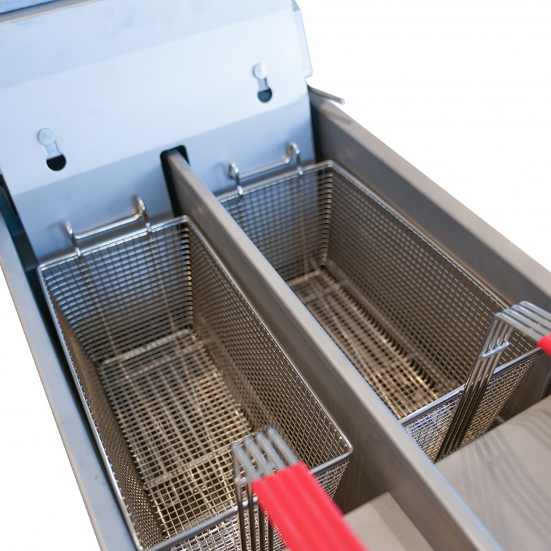 Toastmaster TEFF-14-2-DS Split Pot Electric Fryer with Digital Control ...