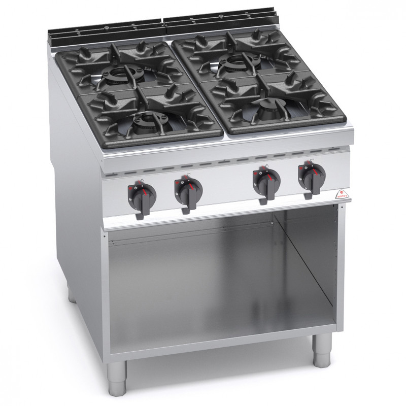 Berto's G9F4M 4 Burner Range With Cabinet