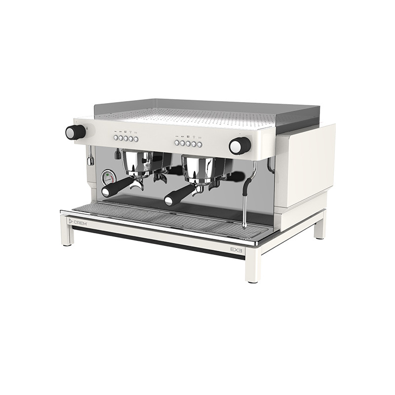 Crem EX3 2GR DISPLAY TA WHITE, 2Group Heads, Semi Automatic Espresso ...