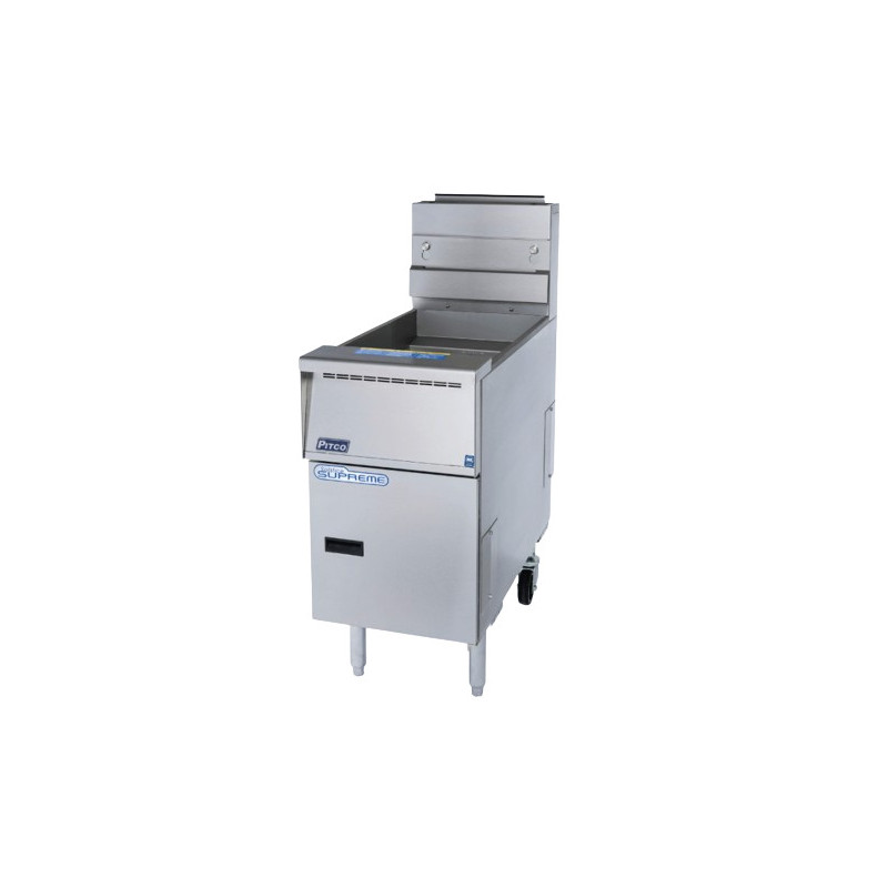 Pitco SSH55-SSTC Solstice Supreme Gas Fryer with Solid State ...
