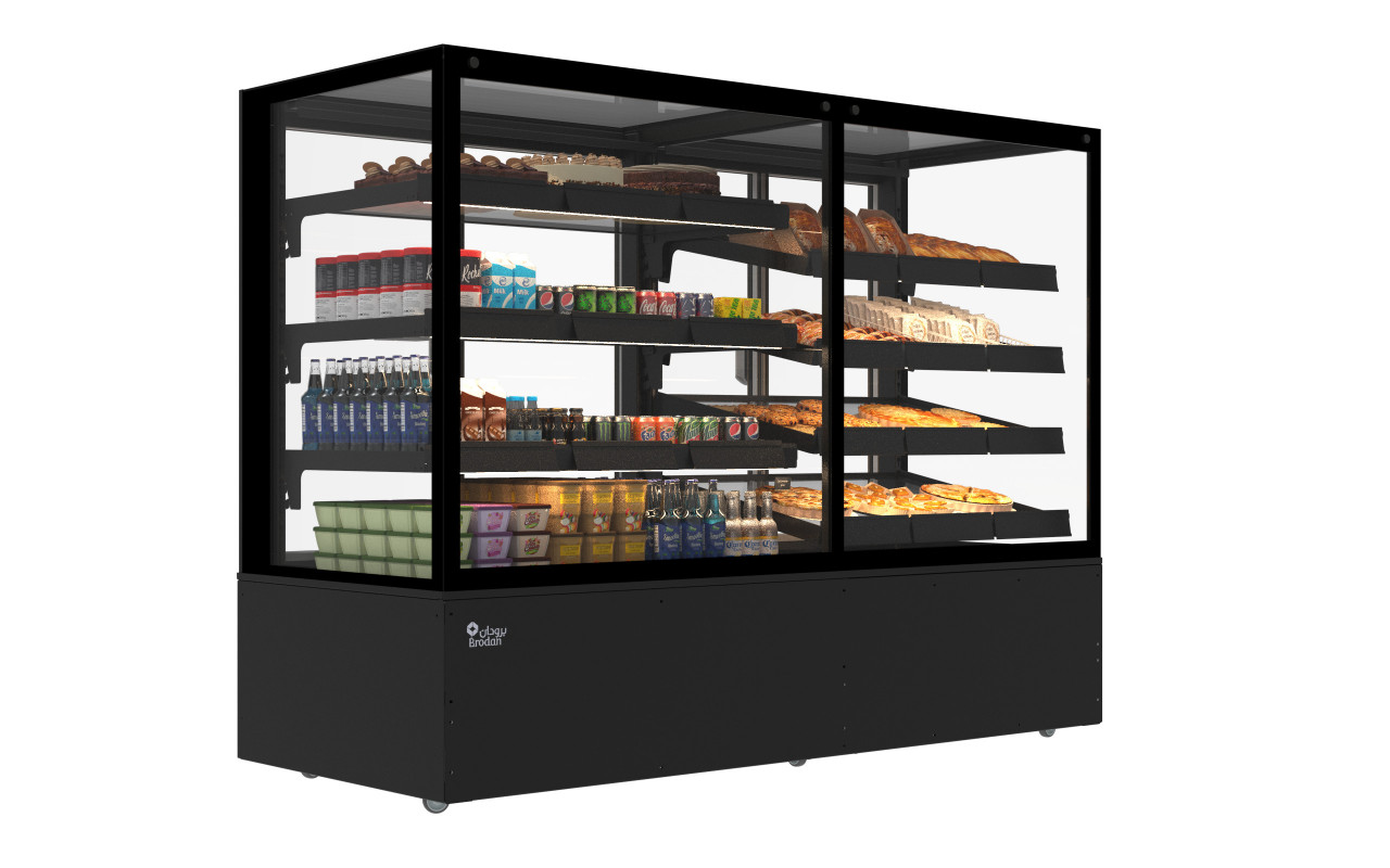 Brodan Dual Zone Display Case - Refrigerated and Ambient showcase ...