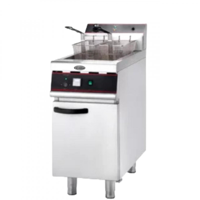 Fortic HEF-26, 1-Tank 2-Basket Electric Fryer