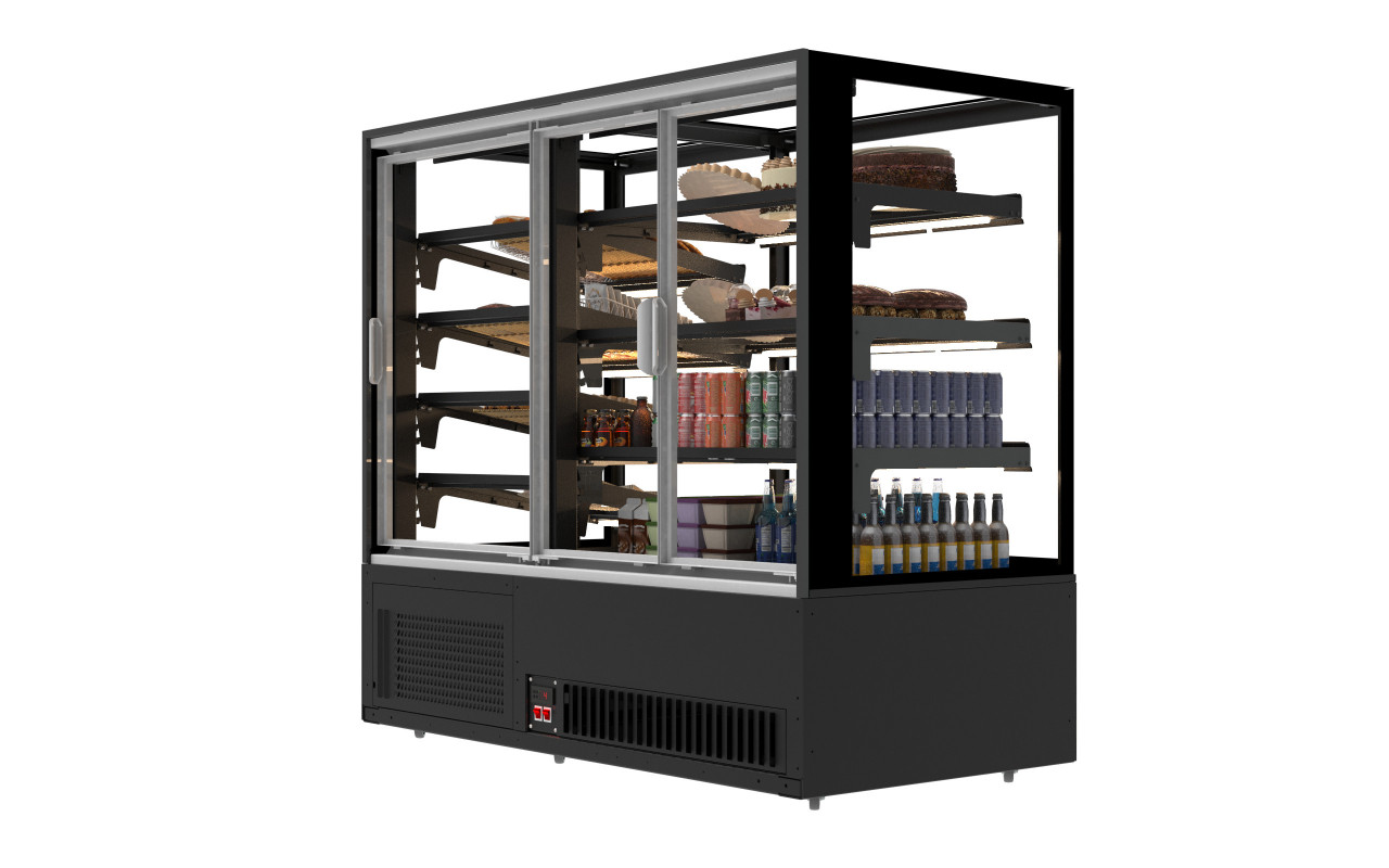 Brodan Dual Zone Display Case - Refrigerated and Ambient showcase ...