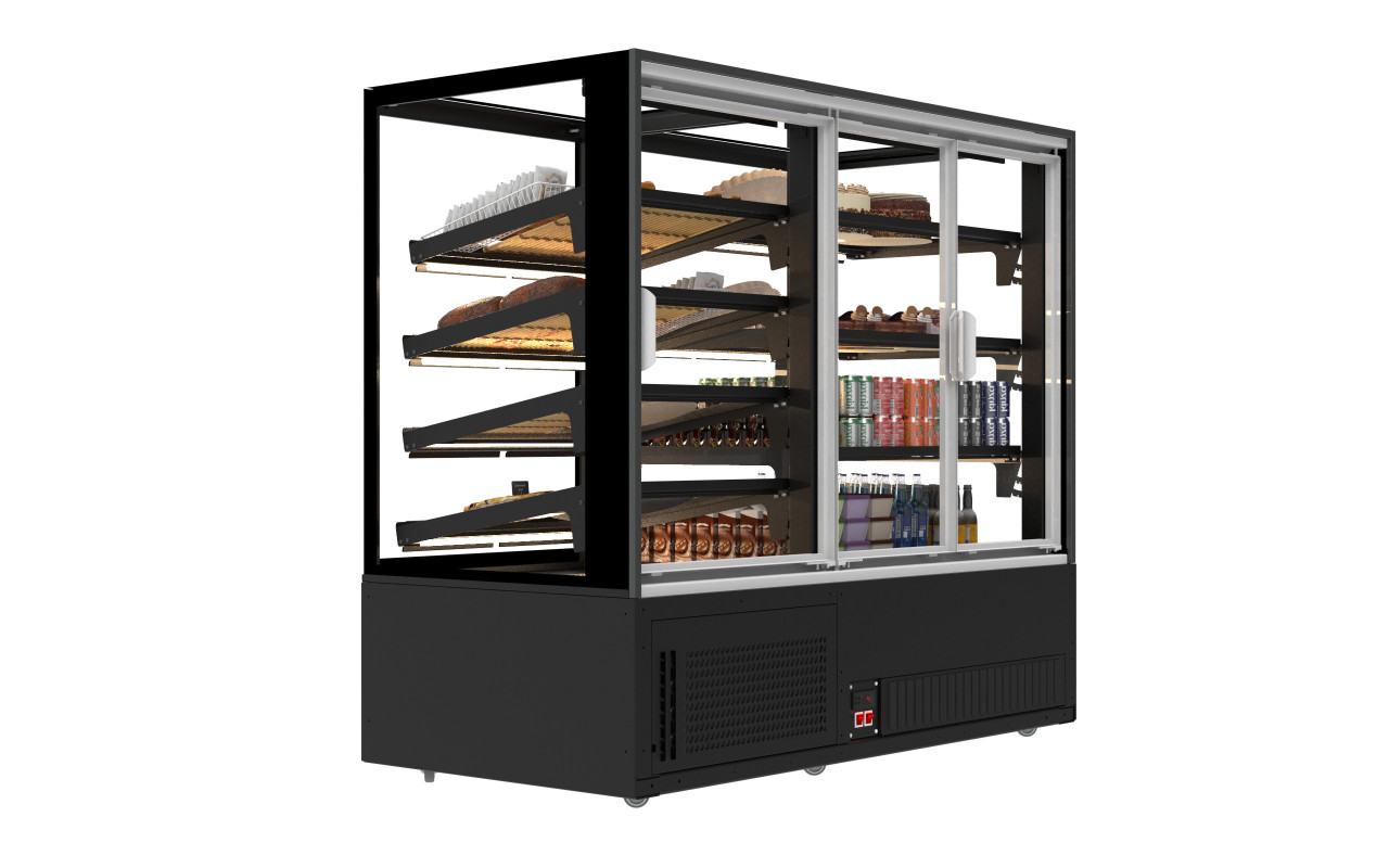 Brodan Dual Zone Display Case - Refrigerated and Ambient showcase ...
