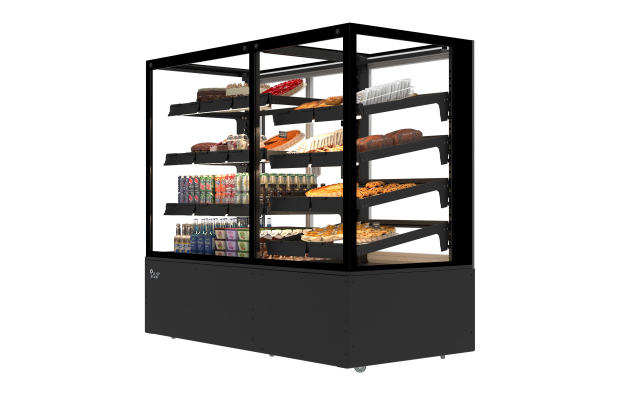Brodan Dual Zone Display Case - Refrigerated and Ambient showcase ...