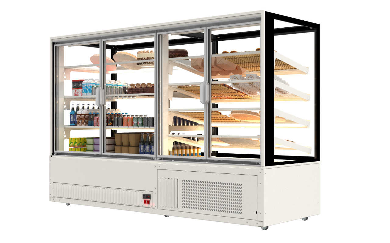 Brodan Dual Zone Display Case (SOUDA-CRRA), 2.1m, Right Refrigerated ...