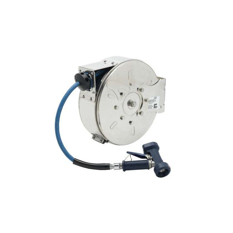 T&S B-7122-C02, Hose Reel, Enclosed, Stainless Steel
