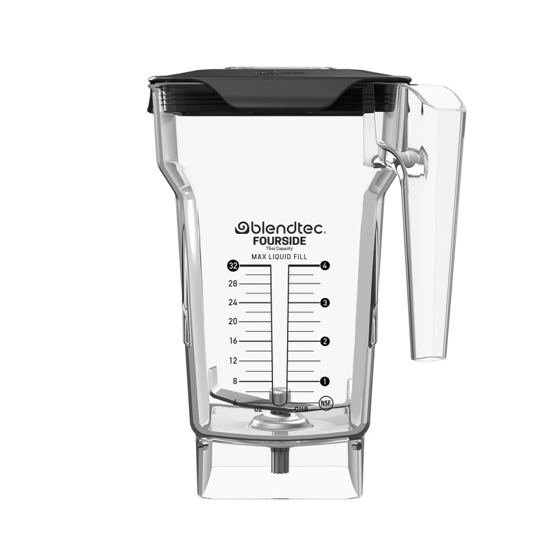 Blendtec FourSide Jar with Black Soft Lid - 2 Liters