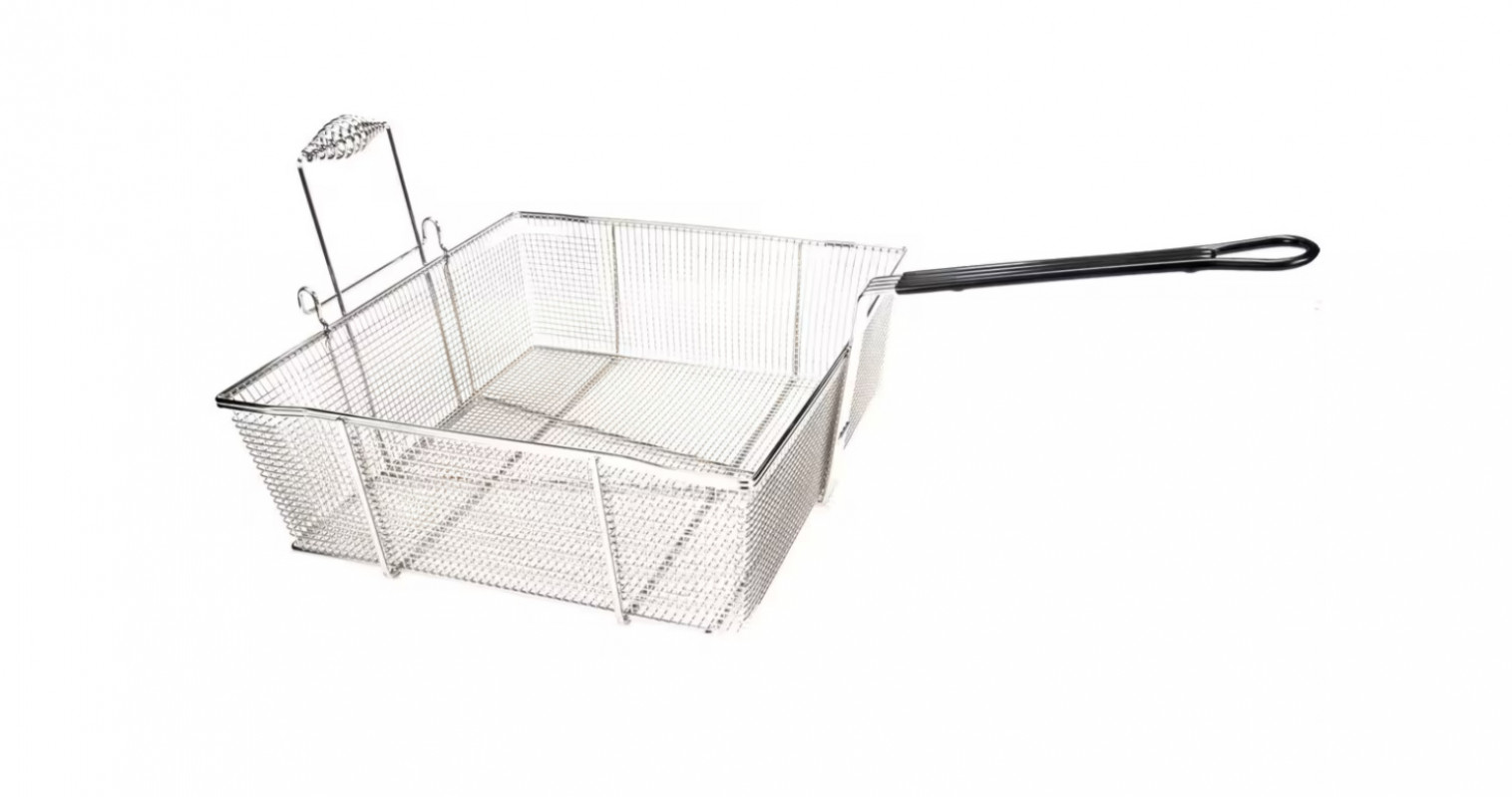 PITCO P6072181 FULL SIZE FRYER BASKET WITH FRONT AND BACK HOOKS