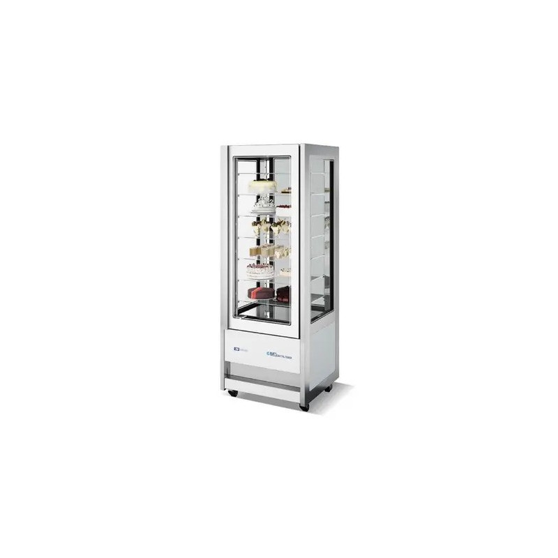 ISA Cristal Tower 75-H160 RVTN, Panoramic Refrigerated Display Case for ...